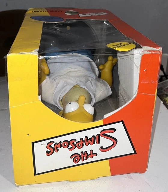THE SIMPSONS LARGE Talking And Dancing Homer Simpson Vintage In Box NIB ...