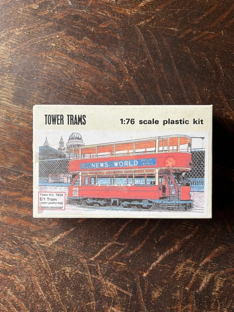 UNMADE 1:76 SCALE Tower Trams London E1 Class Tram Model Kit £8.00 ...