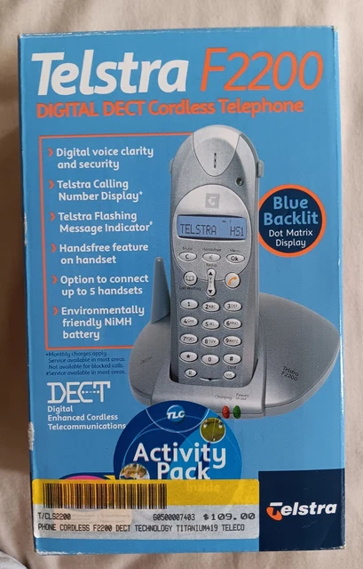 TELSTRA F2200 DIGITAL DECT Cordless Phone (May or May Not Work) $0.99 ...