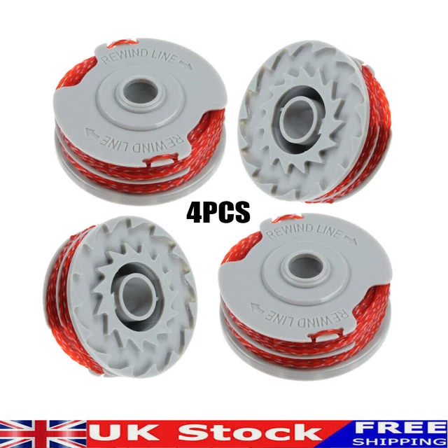 4 X STRIMMER Trimmer Spool & Line For Flymo Contour 500 Power Plus 500 ...