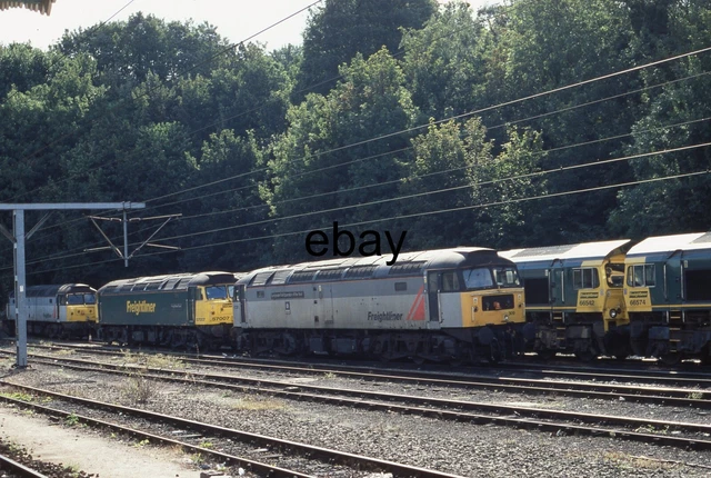 35MM RAILWAY SLIDE - Locos 47370, 57007, 47309, 66542 & 66574 @ Ipswich ...