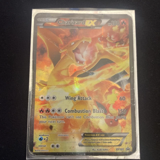 CHARIZARD EX FULL Art XY121 Black Star Promo Pokémon Card TCG £5.92 ...