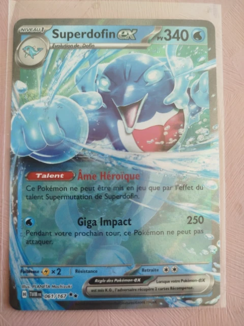 CARTE POKÉMON - SUPERDOFIN EX 061/167 Mascarade crepusculaire EV06 - FR EUR 2,50 - PicClick FR