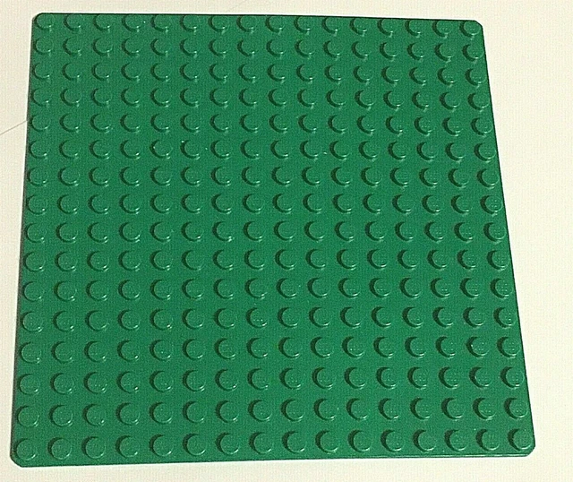 LEGO BASE PLATES Green Lot of 5 Baseplates 91405 Size 5"x5" (16x16 ...