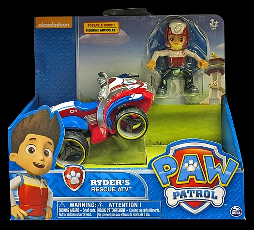 PAW PATROL RYDER'S Rescue ATV Car Toy Figure & Vehicle A13 EUR 25,55 ...