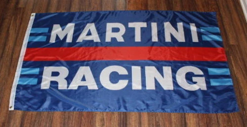 MARTINI RACING BANNER Flag Rossi Porsche Formula One Team F1 Sign Auto ...