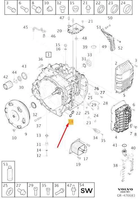 VOLVO XC40 TRANSMISSION Seal 31492806 New Genuine £14.21 - PicClick UK