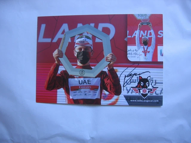 CYCLISME - AUTOGRAPHE - carte signée Tadej Pogacar EUR 10,00 - PicClick FR