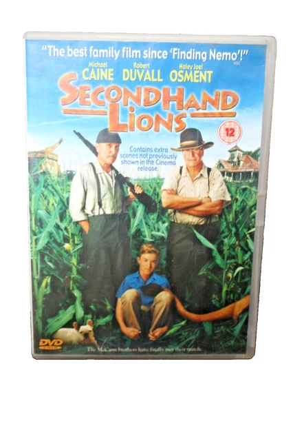 SECONDHAND LIONS DVD (2004) Michael Caine,Resurfaced Disc No Scratches ...
