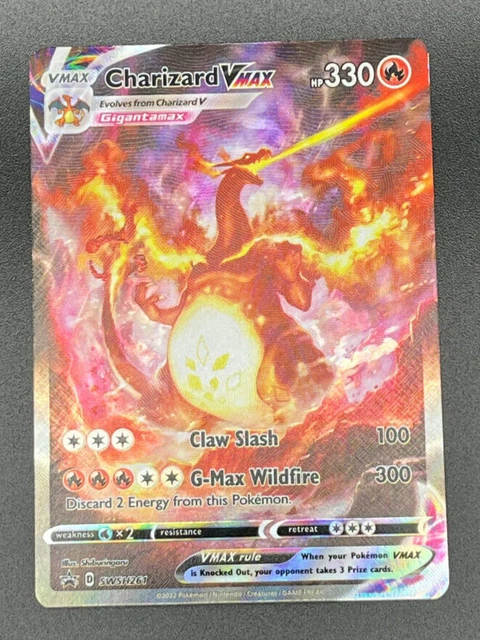 CHARIZARD VMAX SWSH261 Black Star Promo Charizard Ultra Premium ...