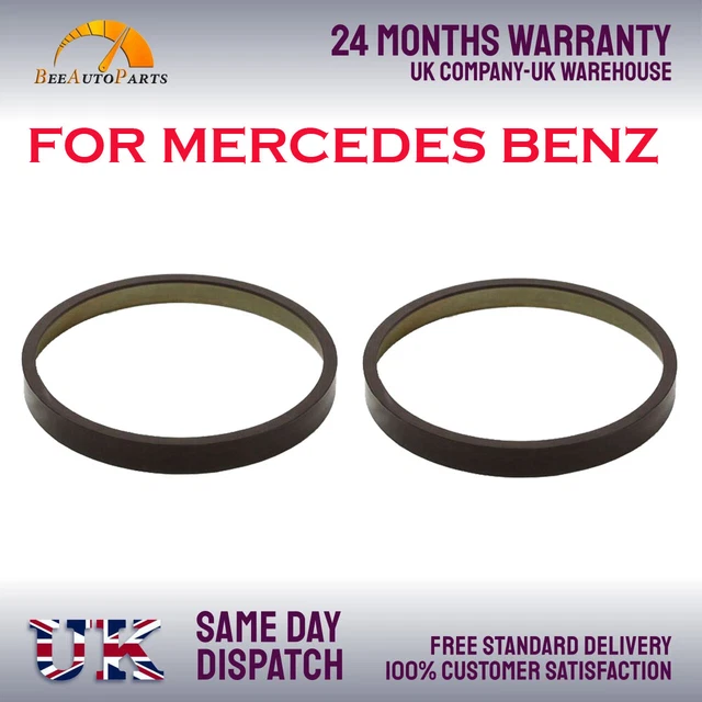 2X FOR MERCEDES Benz C Class W203 W204 W205 Magnetic Abs Pikcup Ring ...