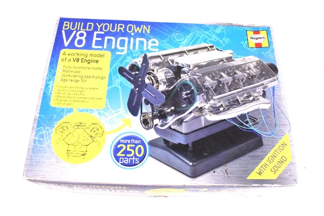 2013 HAYNES BUILD Your Own Internal Combustion V8 ENGINE Model Kit ...