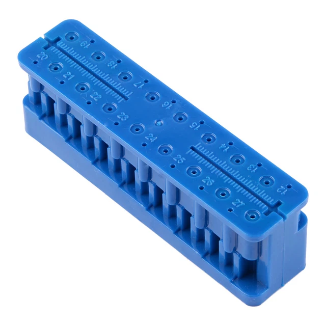 DENTAL ENDO MEASURING Block Endodontic File Ruler Dental Root Canal ...