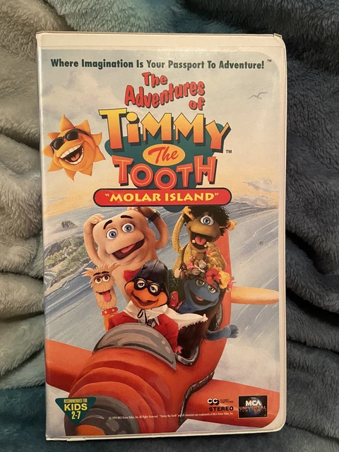 THE ADVENTURES OF Timmy the Tooth - Molar Island VHS, 1994 RARE OOP ...