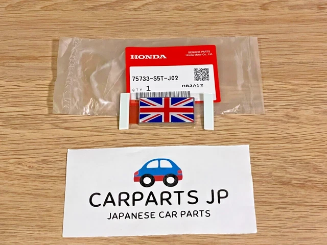 HONDA GENUINE CIVIC EP3 Type R Rear Union Jack Flag Emblem Badge OEM ...