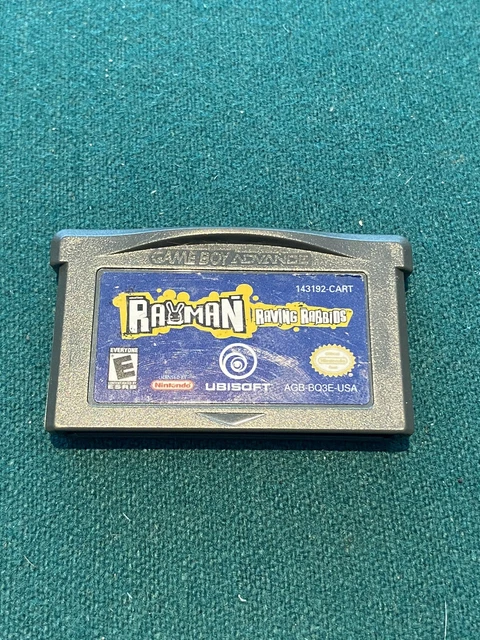 RAYMAN RAVING RABBIDS Nintendo Game Boy Advance GBA Game Cart Only ...