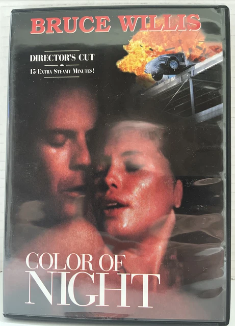 COLOR OF NIGHT rare (dvd) BRUCE WILLIS DIRECTOR'S Cut, Like New ...