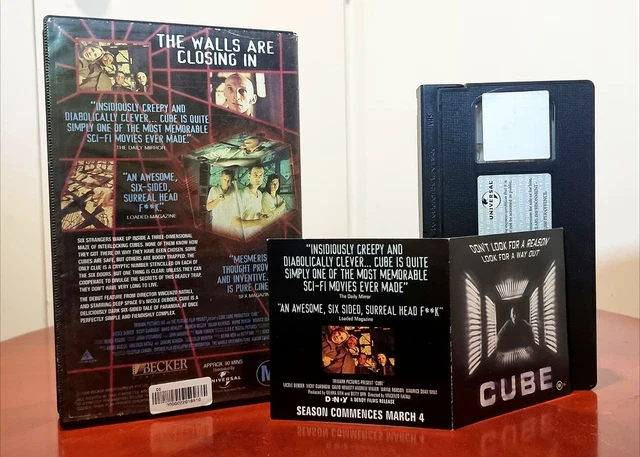 CUBE 1997 VHS 📼 And Promotional Flyer $50.00 - PicClick AU