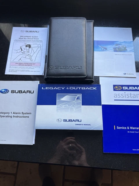 SUBARU LEGACY / Outback Owners Pack / Handbook / Service Book / Book ...