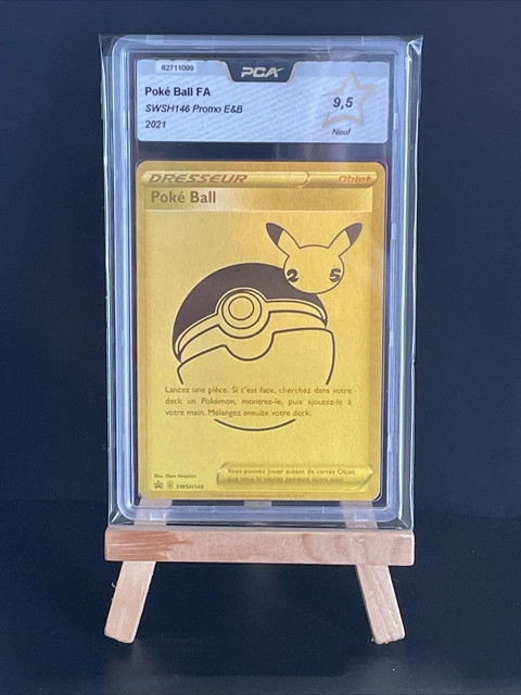 CARTE POKÉMON - Poké Ball Gold SWSH146 - Promo 25 Ans - FR - PCA 9.5 ...