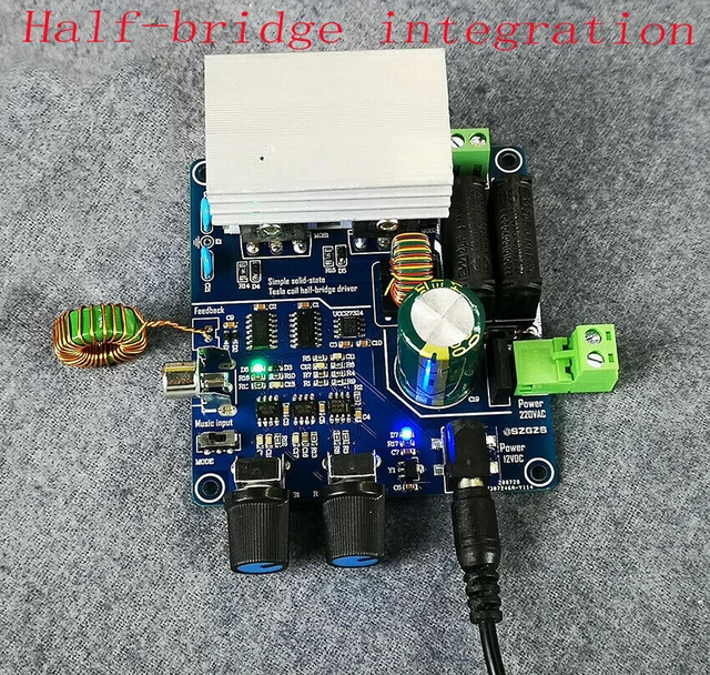 SSTC SOLID STATE Tesla coil half-bridge integrated product driver board ...