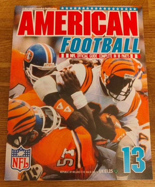 MAGAZINE - 1986 Marshall Cavendish NFL American Football Part 13 / 18 £ ...