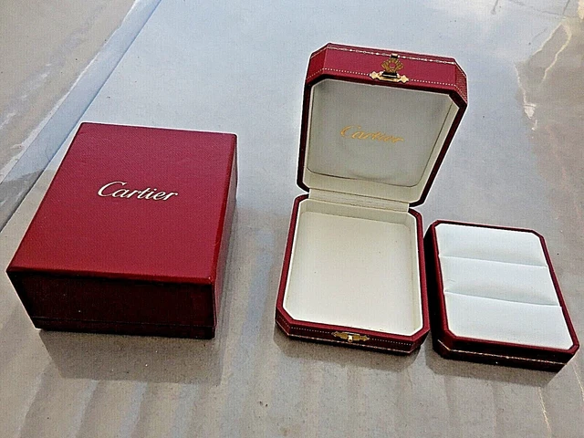 ANCIENNE BOITE COFFRET Et Sa Sur-Boite Cartier D'origine Pour Montre Et ...
