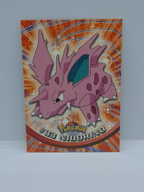 POKEMON TCG WOTC Topps TV Animation Edition #33 Nidorino Red Label EUR 4,98 - PicClick IT