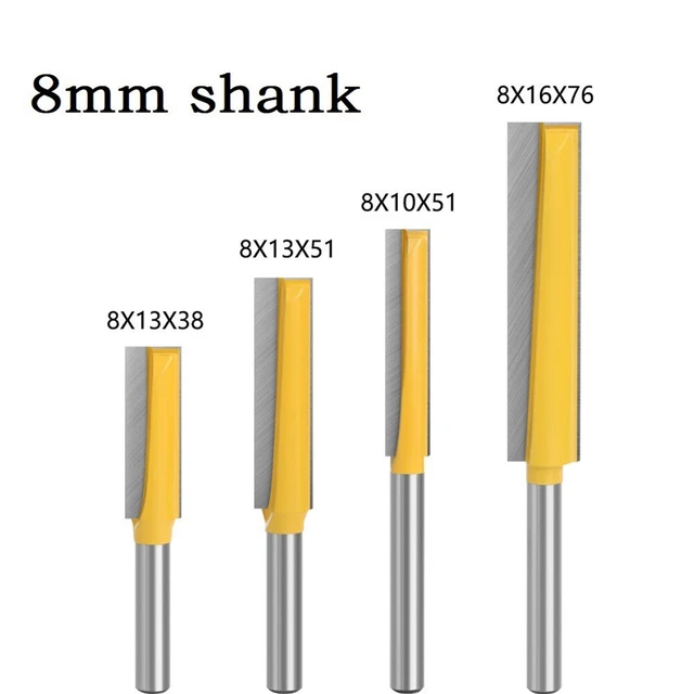 CLEAN SPLINTER FREE 8MM Shank Bottom Cleaning Router Bit for ...