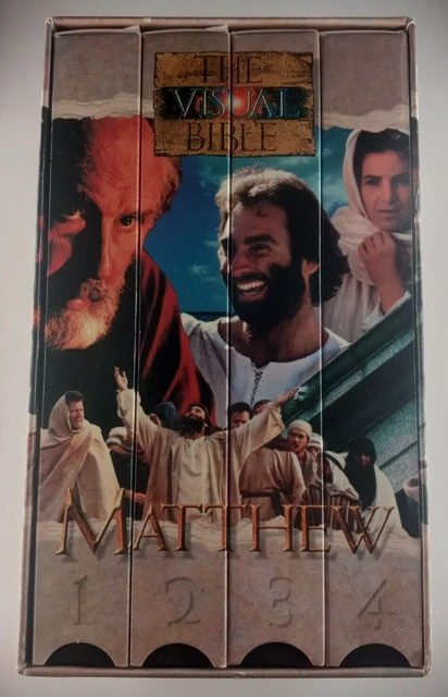 THE VISUAL BIBLE: Matthew (VHS) 1993 Richard Kiley, Bruce Marchiano ...