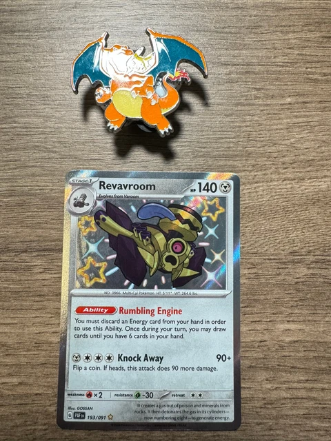 1 X POKEMON Revavroom - 193/091 - Shiny Rare - Paldean Fates $4.97 ...