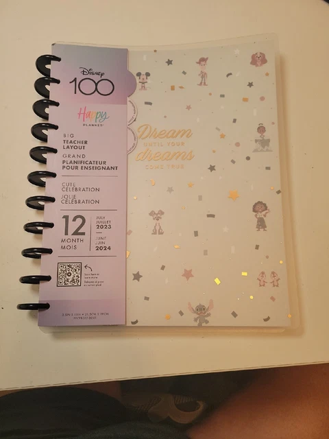 DISNEY 100 TEACHER 2023-2024 Big Size Teacher Layout The Happy Planner ...