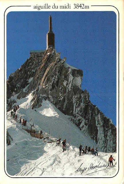 CHAMONIX - SUMMIT of the Aiguille du Midi $7.45 - PicClick CA