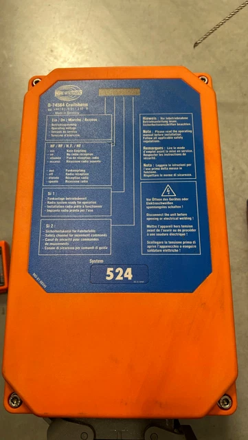 HBC RADIOMATIC FSE 524 - Kran Funkempfänger - Freq. 433, 1000-434, 7500 ...
