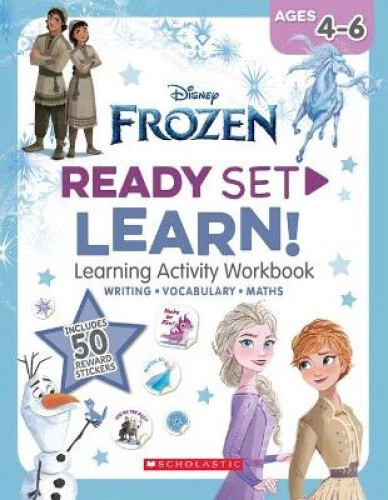 FROZEN: READY SET Learn! Learning Activity Workbook (Disney: Ages 4-6 ...