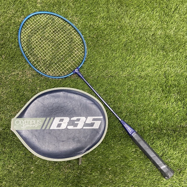 OLYMPUS SPORT B35 Badminton Racket Blue with Head Cover £18.99 ...