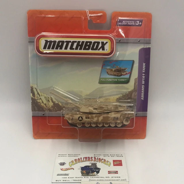 MATCHBOX REAL WORKING Rig Abrams M1A1 Tank Tan vhtf £18.97 - PicClick UK