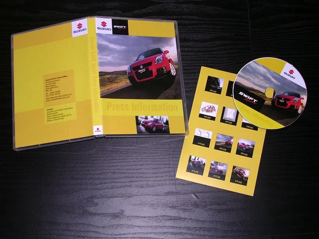 SUZUKI SWIFT SPORT dossier de presse media press kit salon de Paris 2006 CD-ROM EUR 25,00 ...