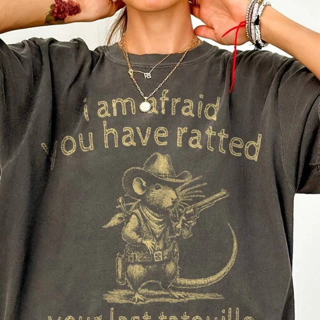 VINTAGE I AM Afraid You Have Ratted Your Last Tatouille Shirt,Retro ...