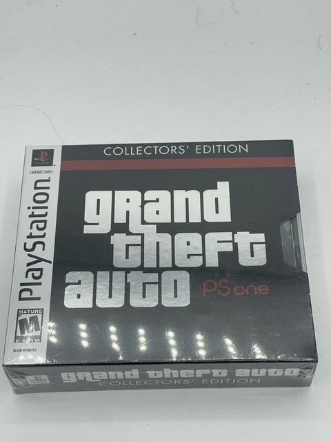 GRAND THEFT AUTO Collectors' Edition (Sony PlayStation 1, PS1) Factory ...