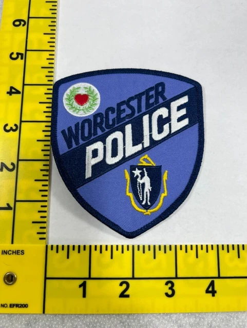 CITY OF WORCESTER Massachusetts Police Shoulder Patch £22.38 - PicClick UK