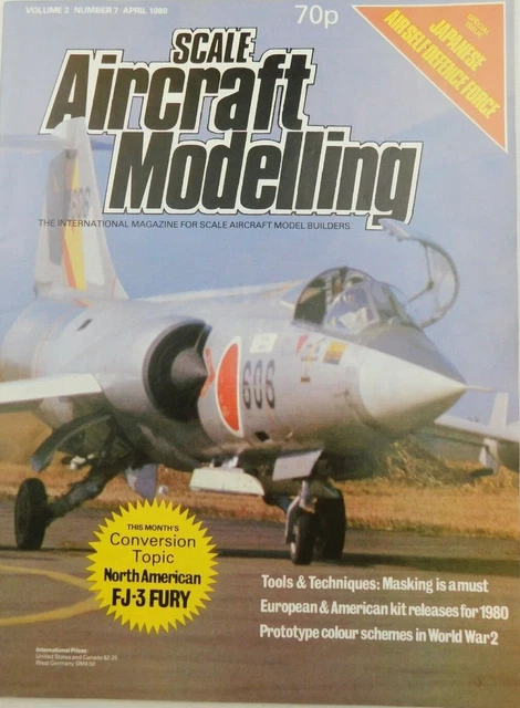 SCALE AIRCRAFT MODELLING APR 80 Airself Defence Force Airplane Vintage ...