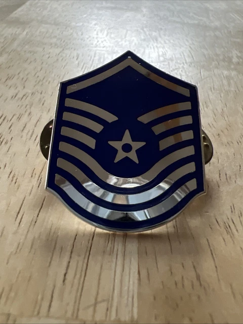 UNITED STATES AIR Force Sr. Master Sergeant Rank Collar Pin £4.46 ...