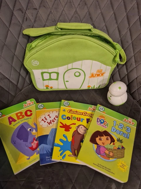 KIDS LEAP FROG Leap Tag Junior Reader & 4 Books & Storage Bag educational toys £12.50 - PicClick UK