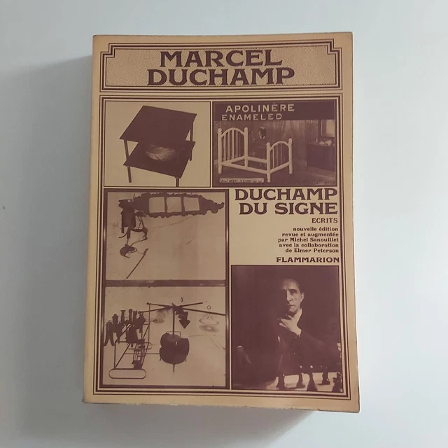 DUCHAMP MARCEL - Duchamp du Signe, Ecrits - Flammarion, 1976 EUR 49,99 ...