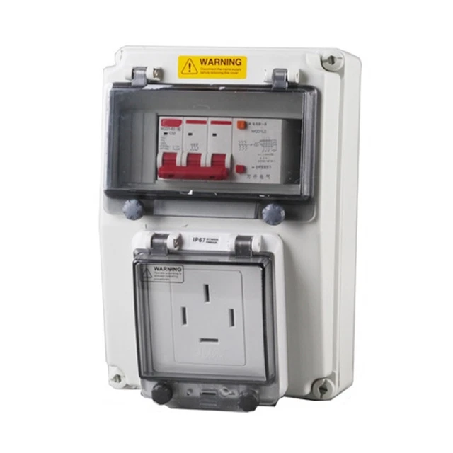 OUTDOOR ELECTRIC CAR Charging Socket Box Waterproof Rustproof Material ...