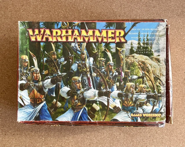 Warhammer High Elf Archers Regiment Plastic Oop Games Workshop Citadel