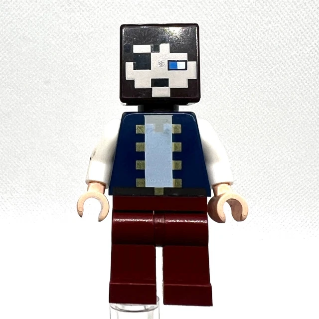 LEGO MINECRAFT MINIFIGURE Pirate Male Person Minifig Pixel HTF Rare Lot ...
