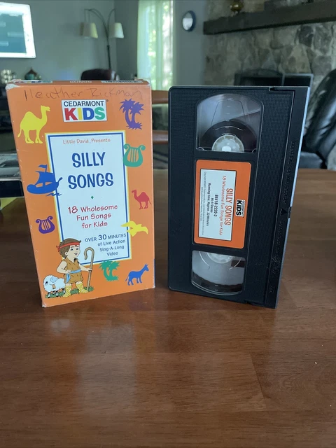 CEDARMONT KIDS SILLY SONGS VHS - Christian Sing Along RARE OOP Kids ...