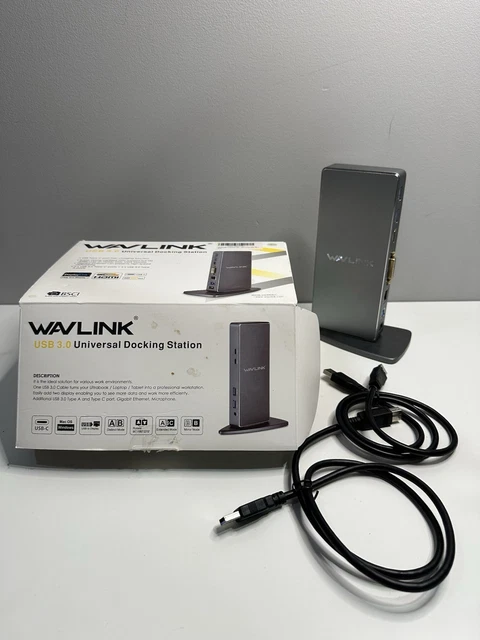 WAVLINK WL-UG69DK7 REV. B USB-C Ultra 5K Universal Docking Station $28. ...